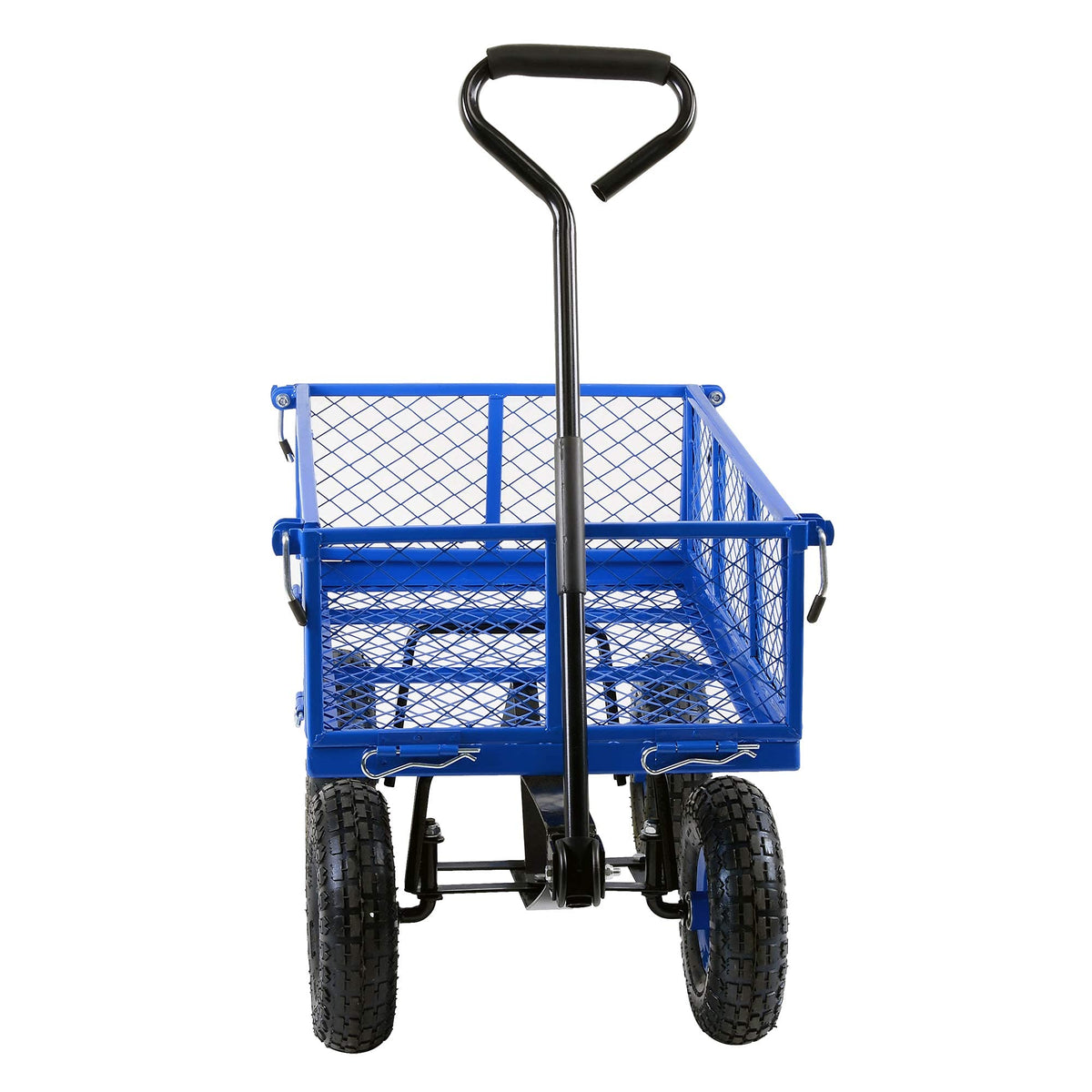 UMI Wagon Utility Cart Hand Truck Manual Heavy Duty Lawn Garden with R ...