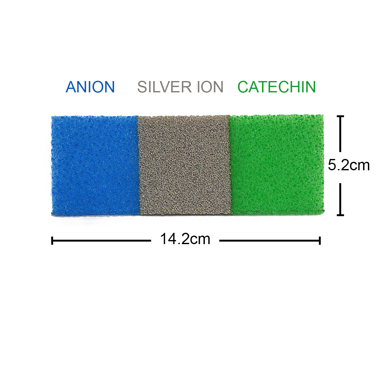 Mevagissey SILVER ION / ANION / CATECHIN FILTER IN-ONE (Pack of 3) – LEXENT